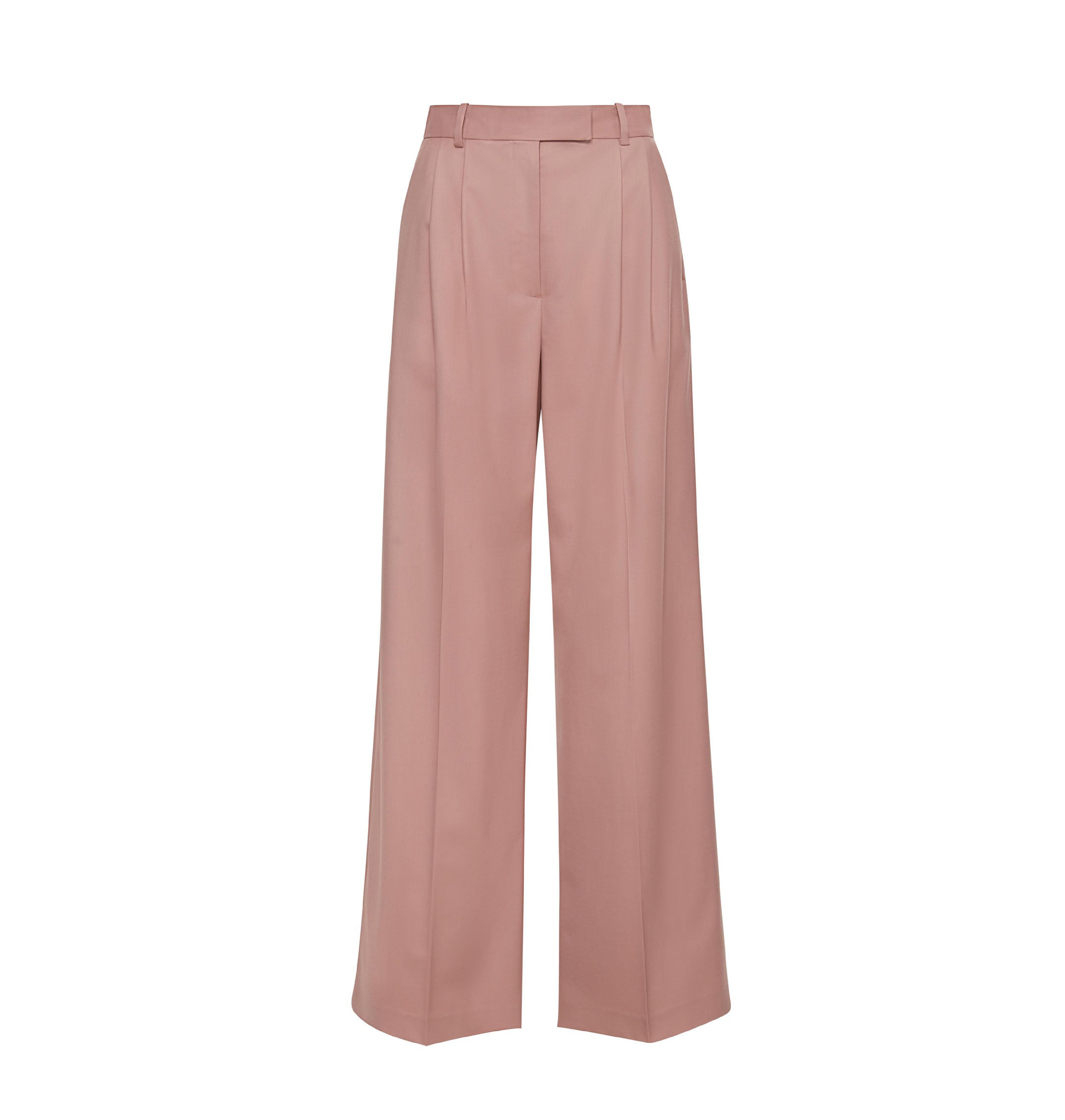 Pastel Pink unisex Pleated trouser. – Parmo Dharma